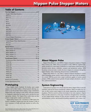 Npm stepper catalog | PDF | Radio Control | Hobbies & Interests