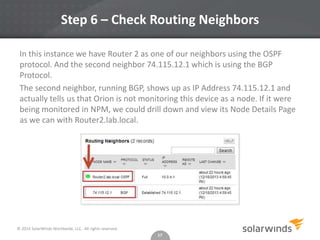 Troubleshoot Network Problems with Routing Rules | PPT