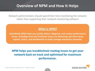 Troubleshoot Network Problems with Routing Rules | PPT