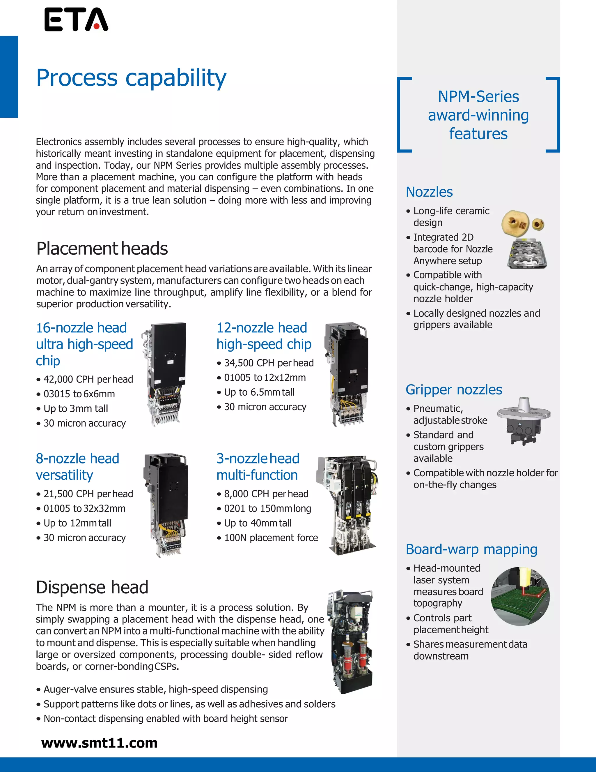Panasonic pick and place machine Npm tt2 | PDF