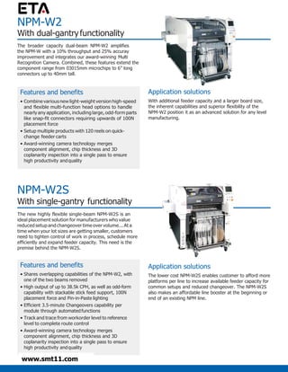 Panasonic pick and place machine Npm tt2 | PDF