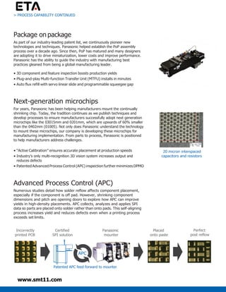 Panasonic pick and place machine Npm tt2 | PDF