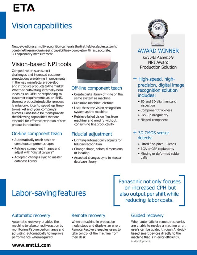 Npm tt2 pick and place machine introduction | PDF