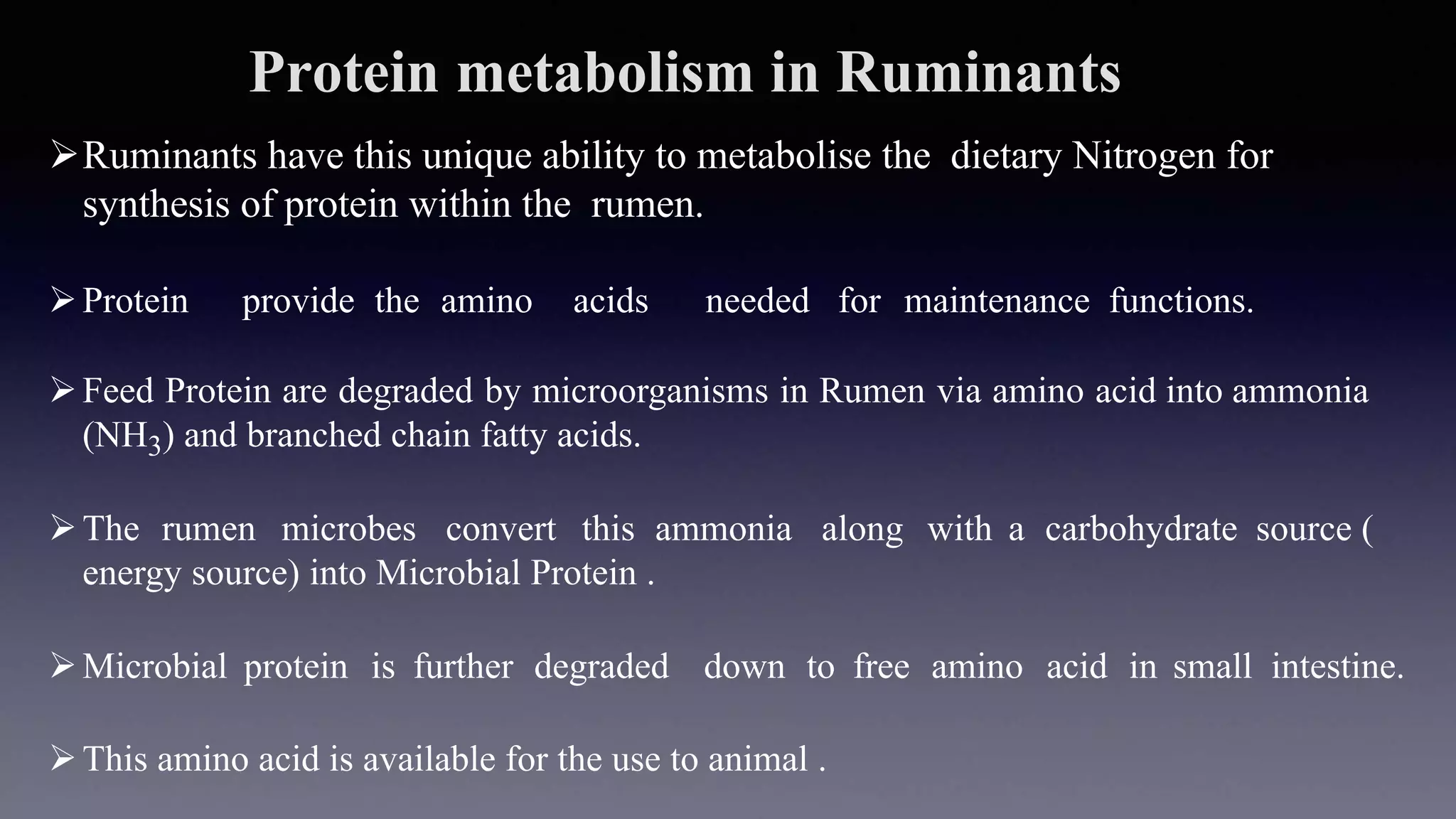 Non Protein Nutrogen Utilization in Ruminant | PPTX