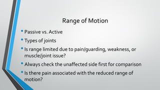 MsK exam fully covered for physiotherapist | PDF