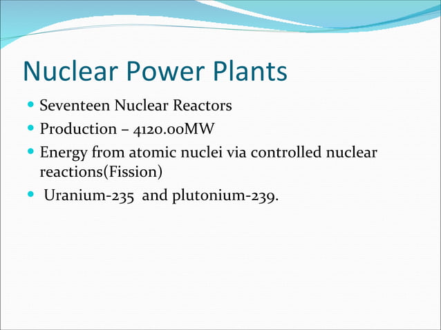 NPP, Nuclear Power Plant, | PPT | Chemistry | Science