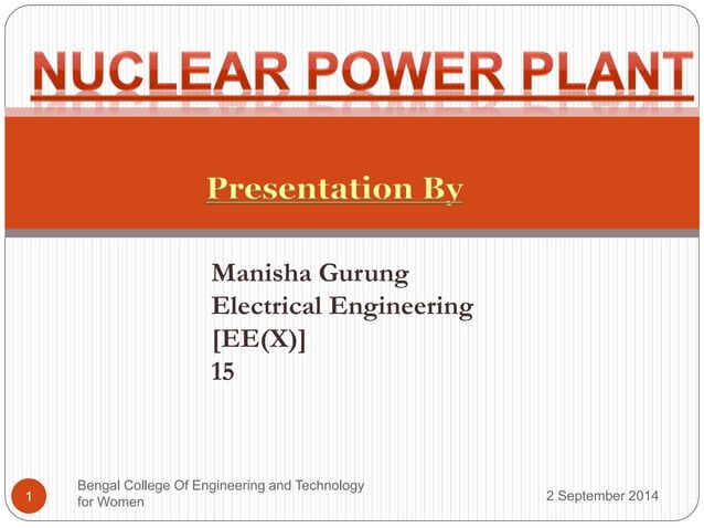 Nuclear Power Plant | PPT