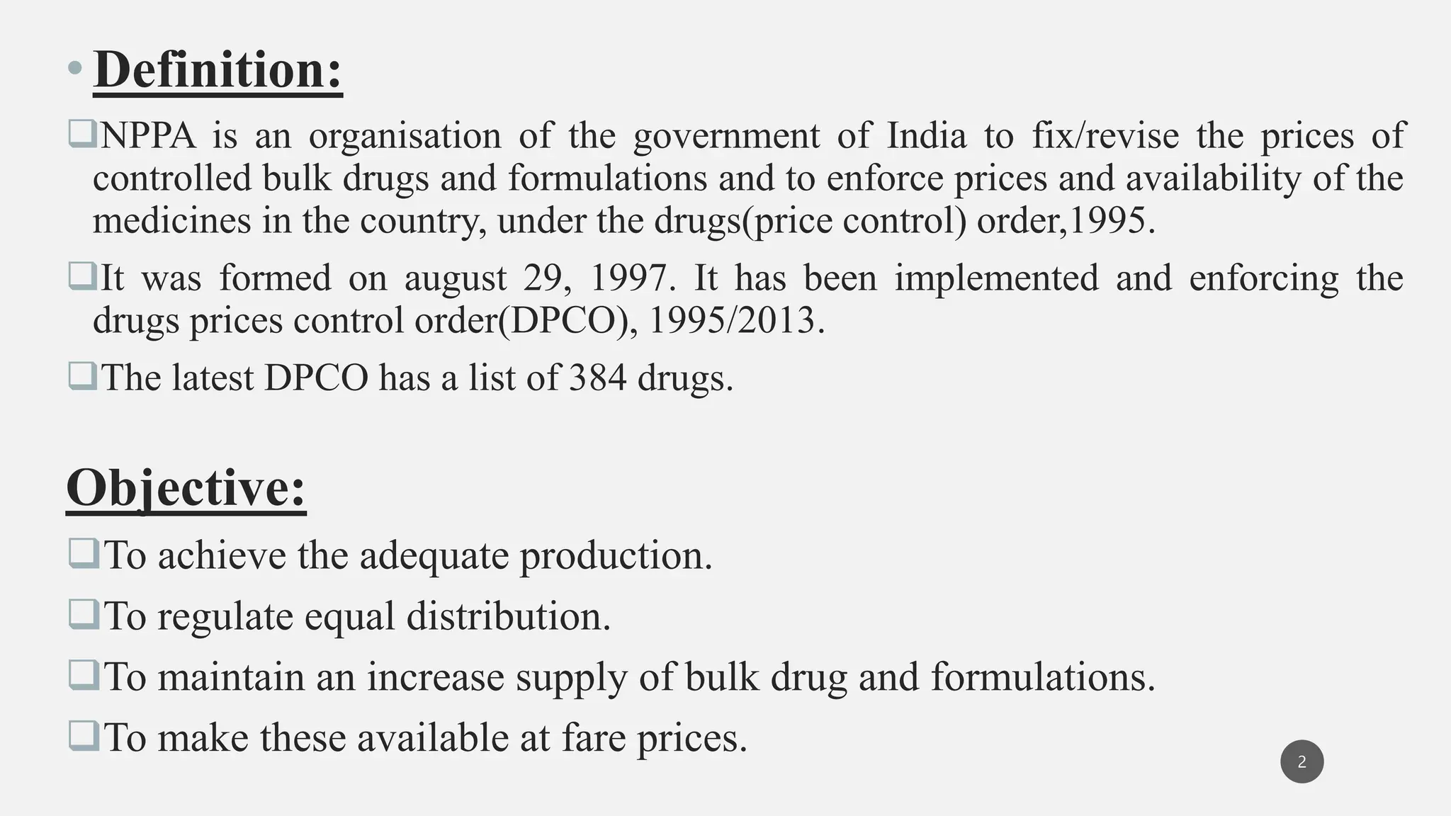 what is NPPA? writes its bodies and the function. | PPTX ...