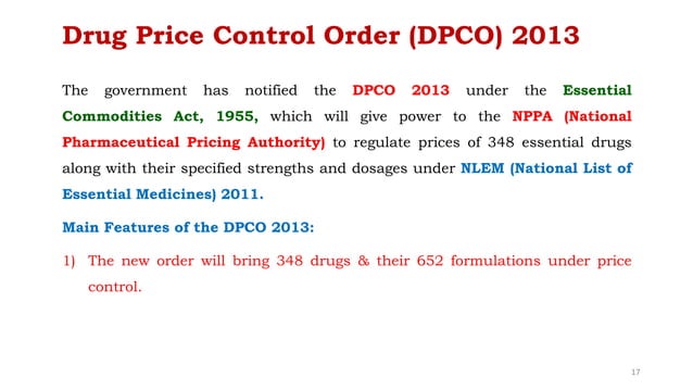 National Pharmaceutical Pricing Authority (NPPA) & Drug Price Control ...