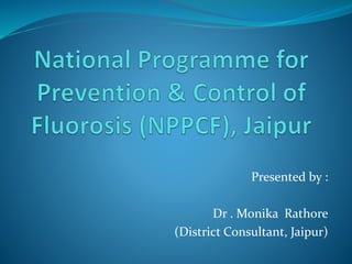 Nppcf jaipur | PPTX