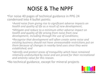 Nppf and noise for linked in | PPT | Medical Health