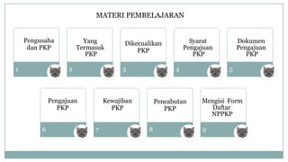 Dasar- Dasar Perpajakan - Nomor Pengukuhan Pengusaha Kena Pajak (NPPKP ...