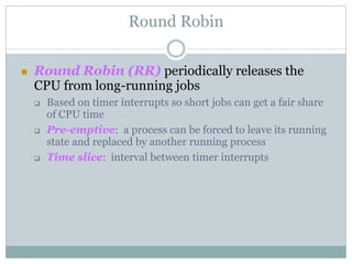 Process and CPU scheduler | PPTX