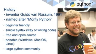 NP Python Workshop pdf | PPT