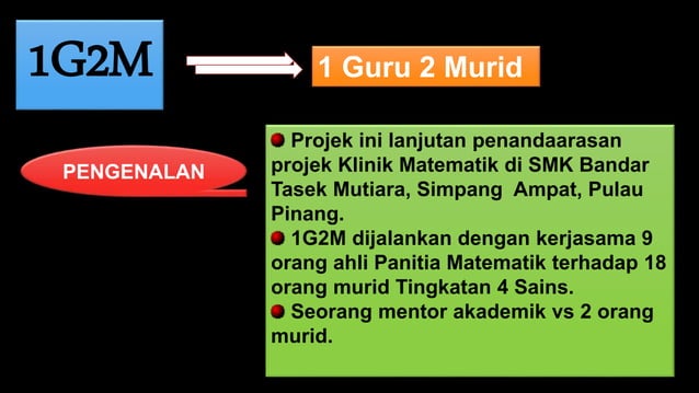NPQEL 2 2015 PROJEK 1G2M | PPT