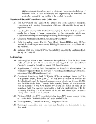 Npr manual 2020 | PDF