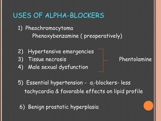 5.adrenergics and antiadrenergics | PPT
