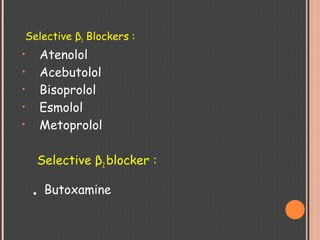 5.adrenergics and antiadrenergics | PPT