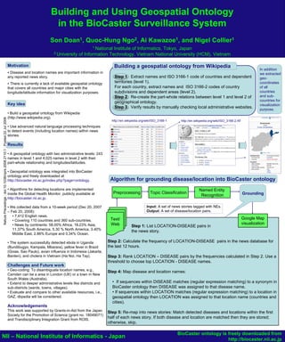 Building and Using Geospatial Ontology in the BioCaster Surveillance ...