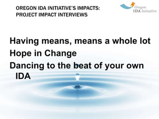 IDAs: What Are They and Who Can You Partner With? | PPT