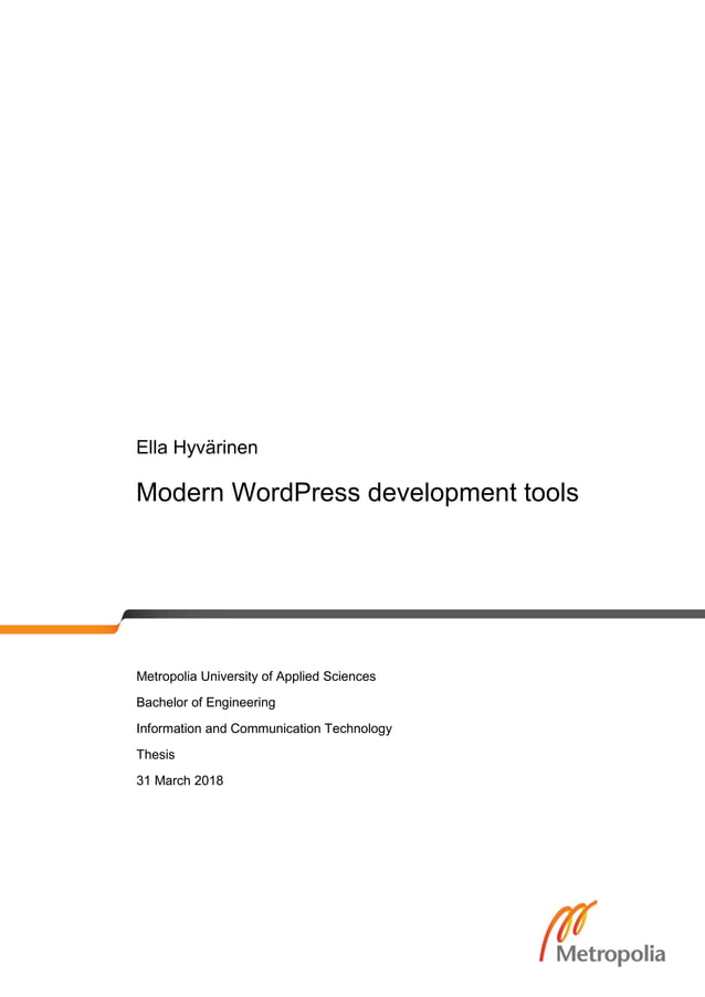 Modern Word Press Development Tools Pdf
