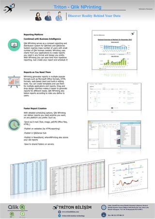 Nprinting QlikView/QlikSense Report Distribution | PDF