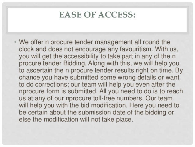 Nprocure tender gujarat