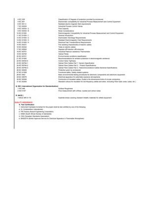 Typical Instrument Standards | PDF