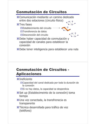 Redes Conmutadas | PDF