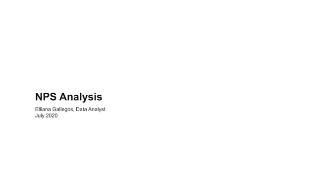 NPS Analysis | PPT