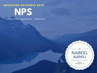 NPS-Improving Response Rates | PDF