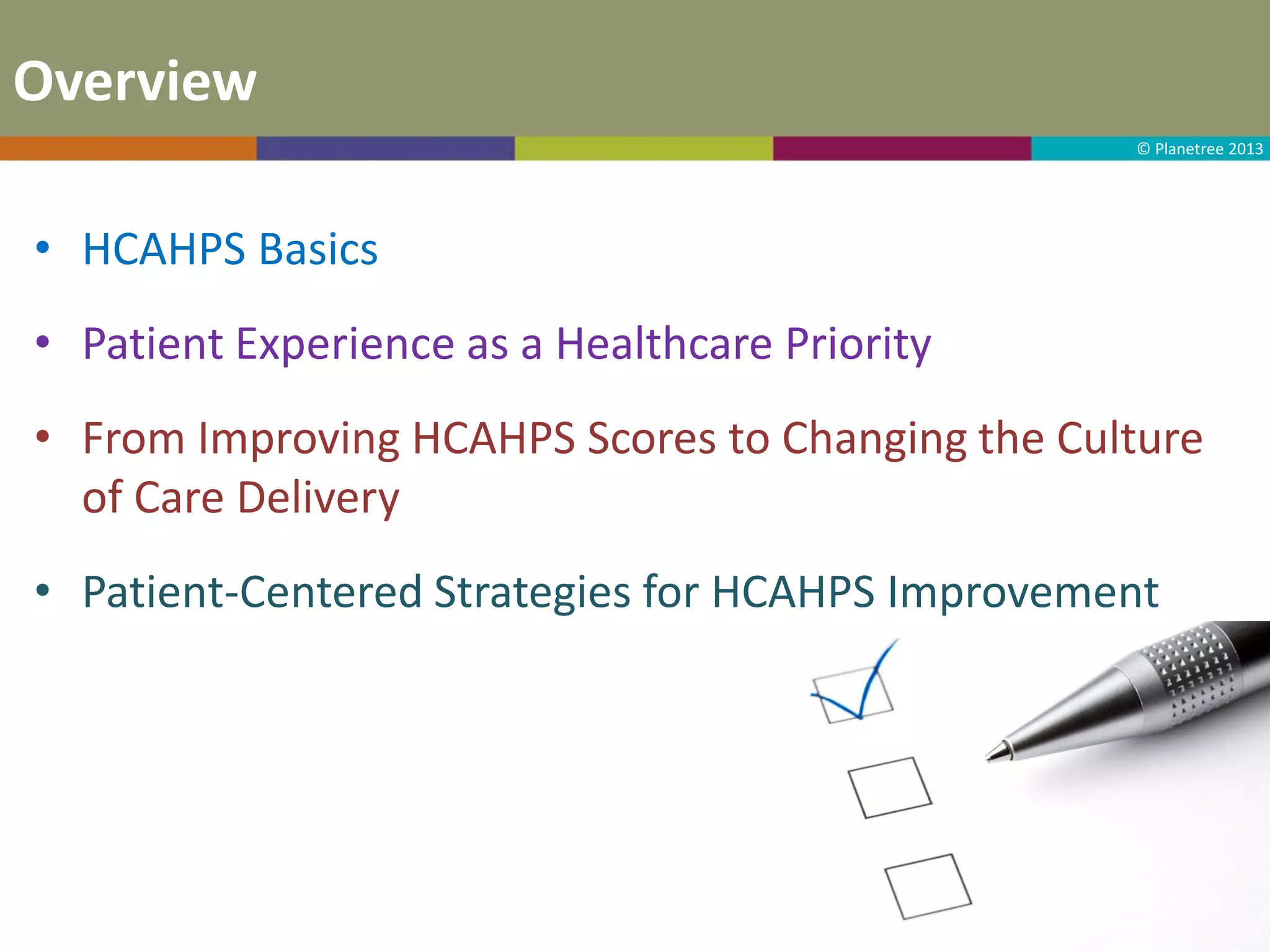 Patient-Centered Strategies for HCAHPS Improvement | PDF