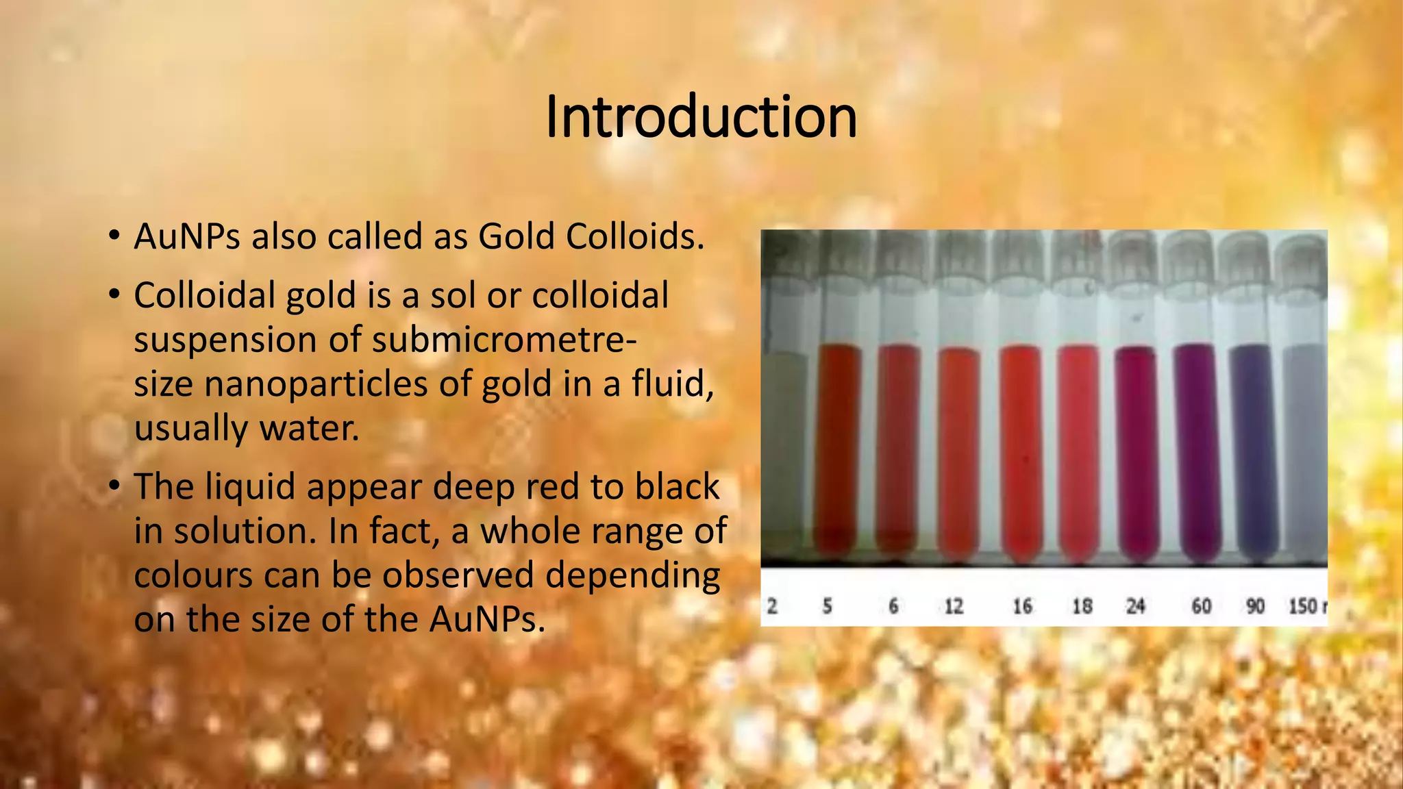 Gold Nanoparticles | PPTX