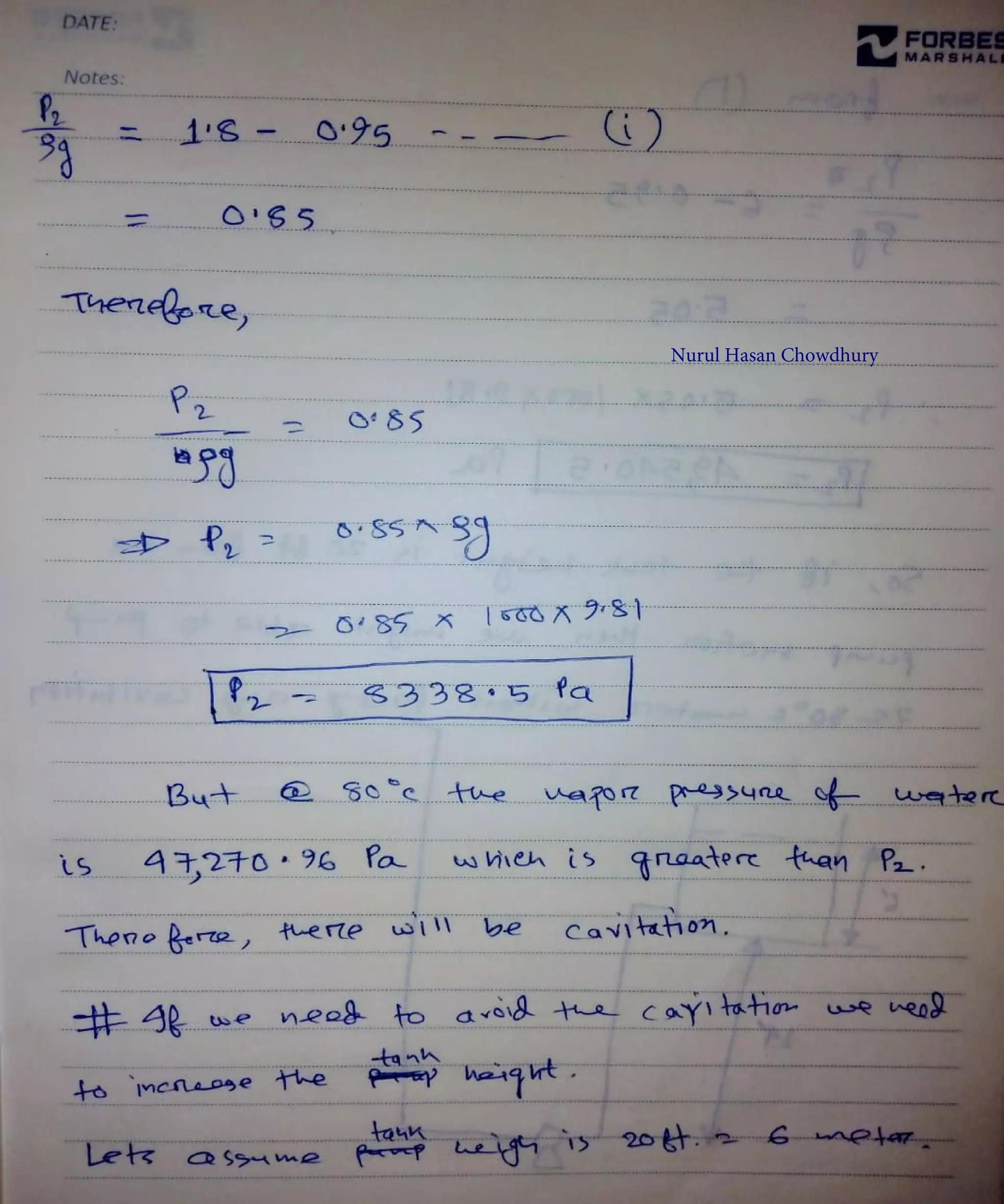 NPSH Calculation for Electrical Centrifugal Pump.pdf