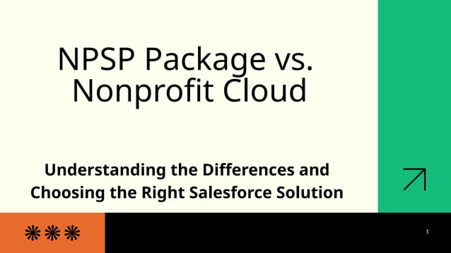 NPSP Package vs. Nonprofit Cloud: Understanding the Differences and Choosing the Right Solution ...