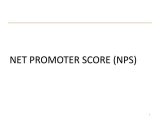 Net Promoter Score | PPT