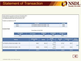 National Pension Scheme SAP Presentation | PPTX