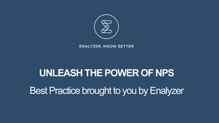 NPS with Enalyzer | PPT