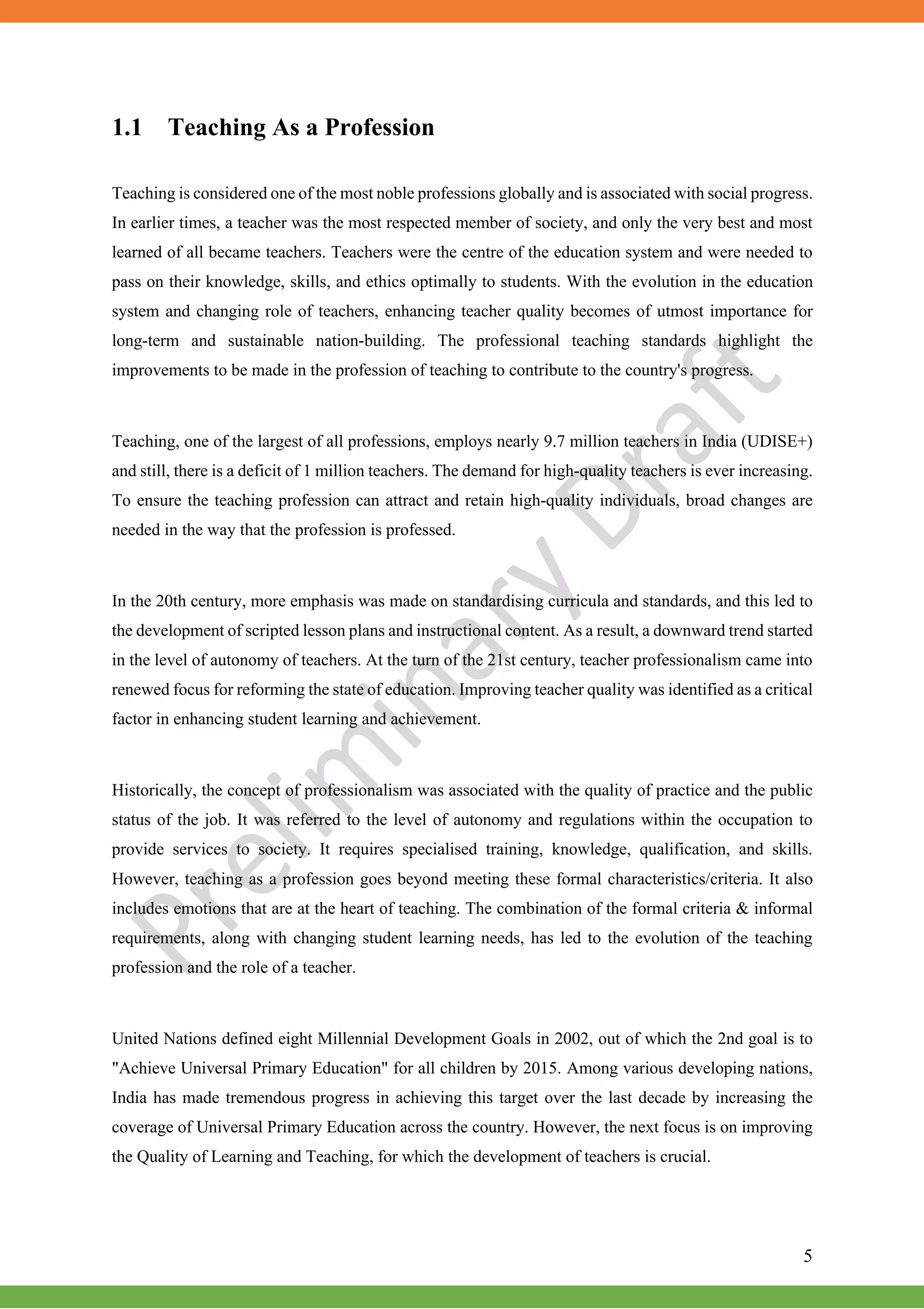 National Professional Standards for Teachers draft by ncte | PDF