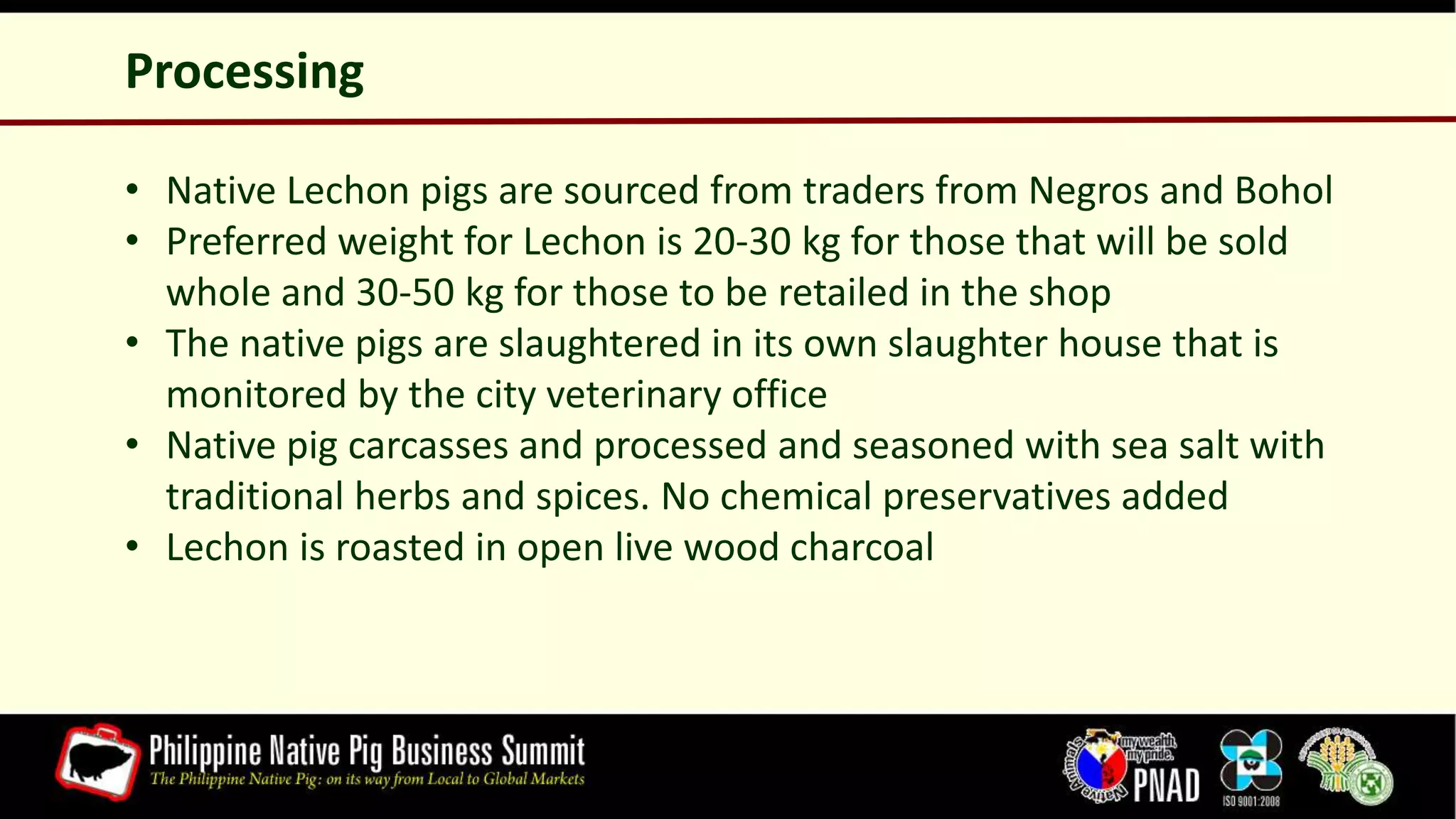 Native Pig Trading and Lechon Processing and Marketing in Cebu | PPTX ...