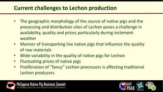 Native Pig Trading and Lechon Processing and Marketing in Cebu | PPTX