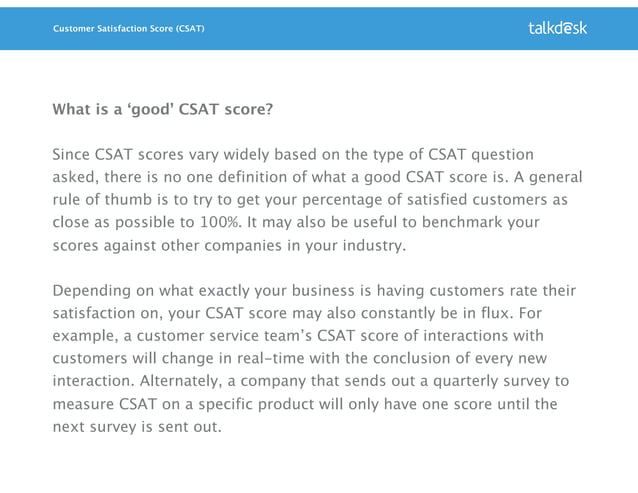 NPS vs. CSAT - A Guide to Measuring Customer Happiness | PDF