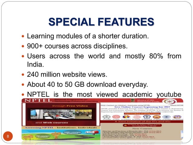 National Programme on Technology Advanced Learning (Nptel) | PPT