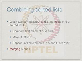 merge sort | PPT