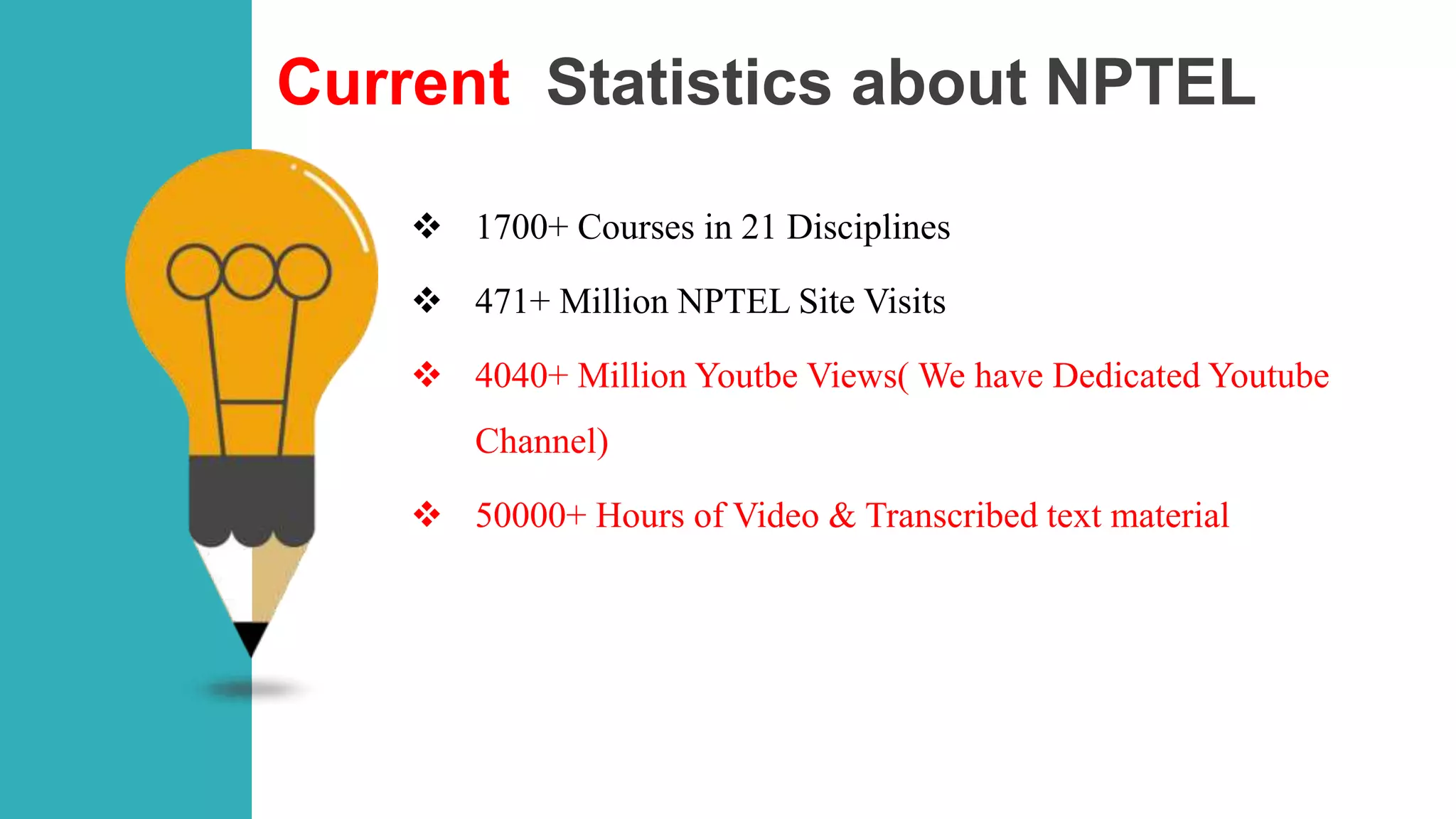 online learning NPTEL | PPTX
