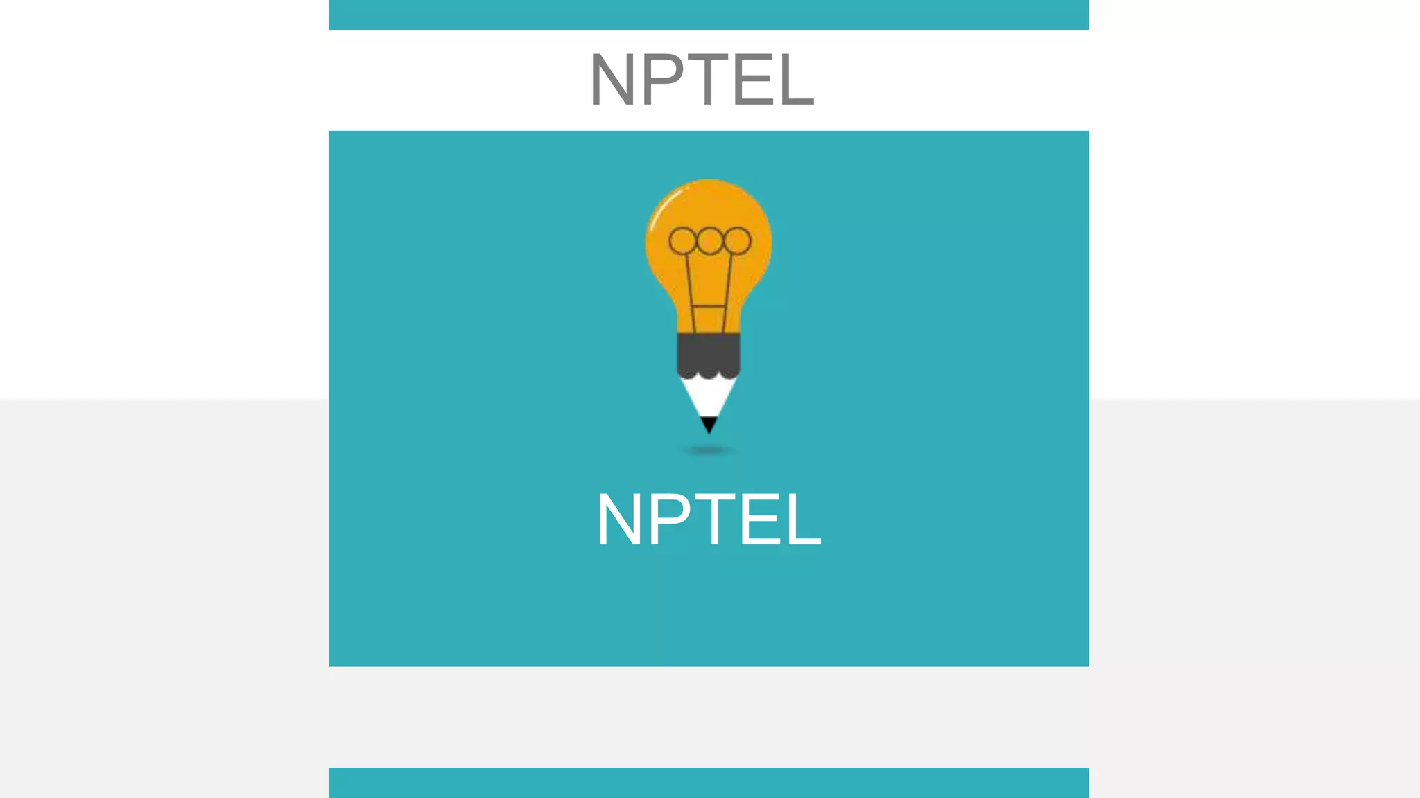online learning NPTEL | PPTX | Education industry | Industries