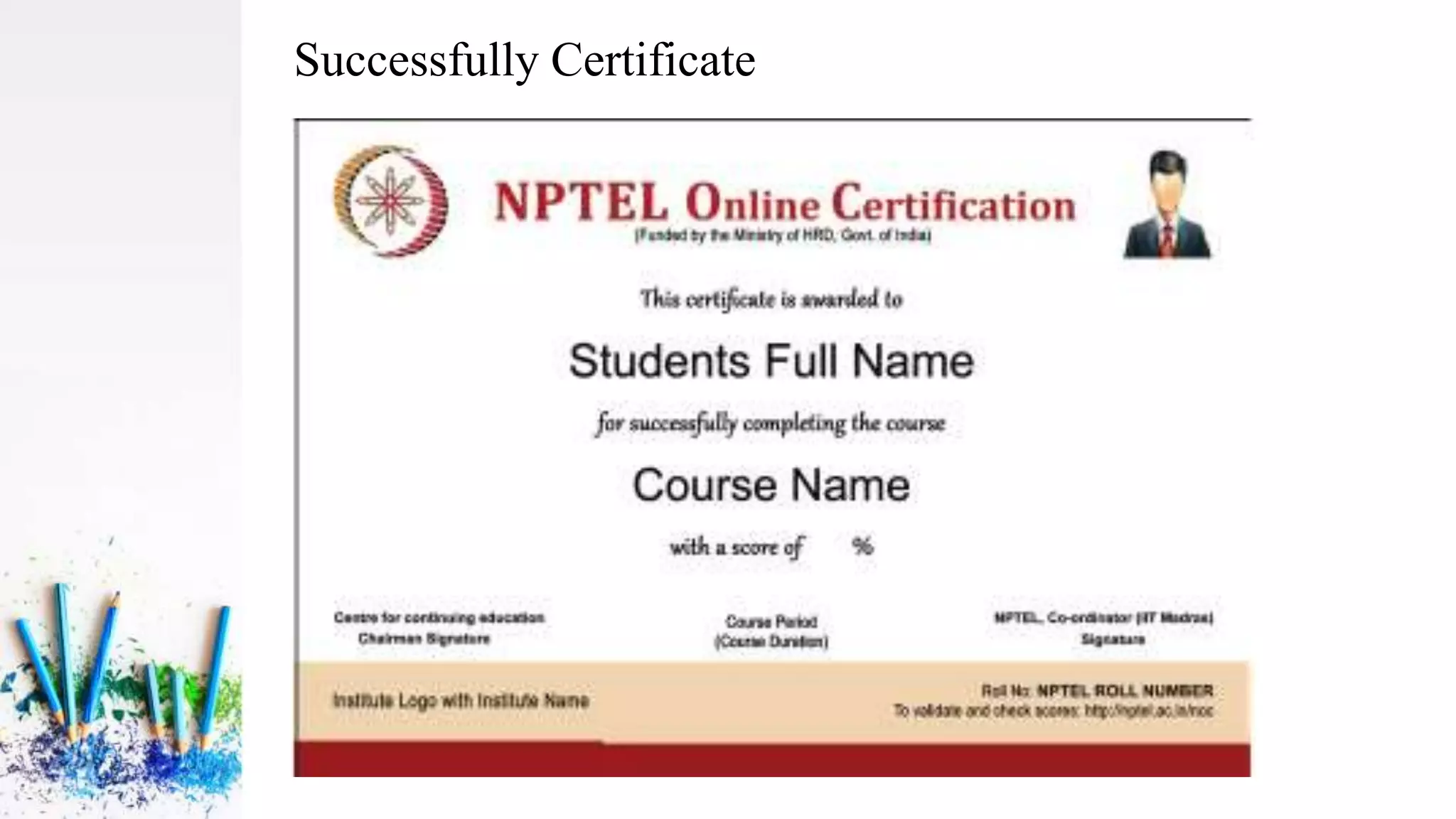 online learning NPTEL | PPTX