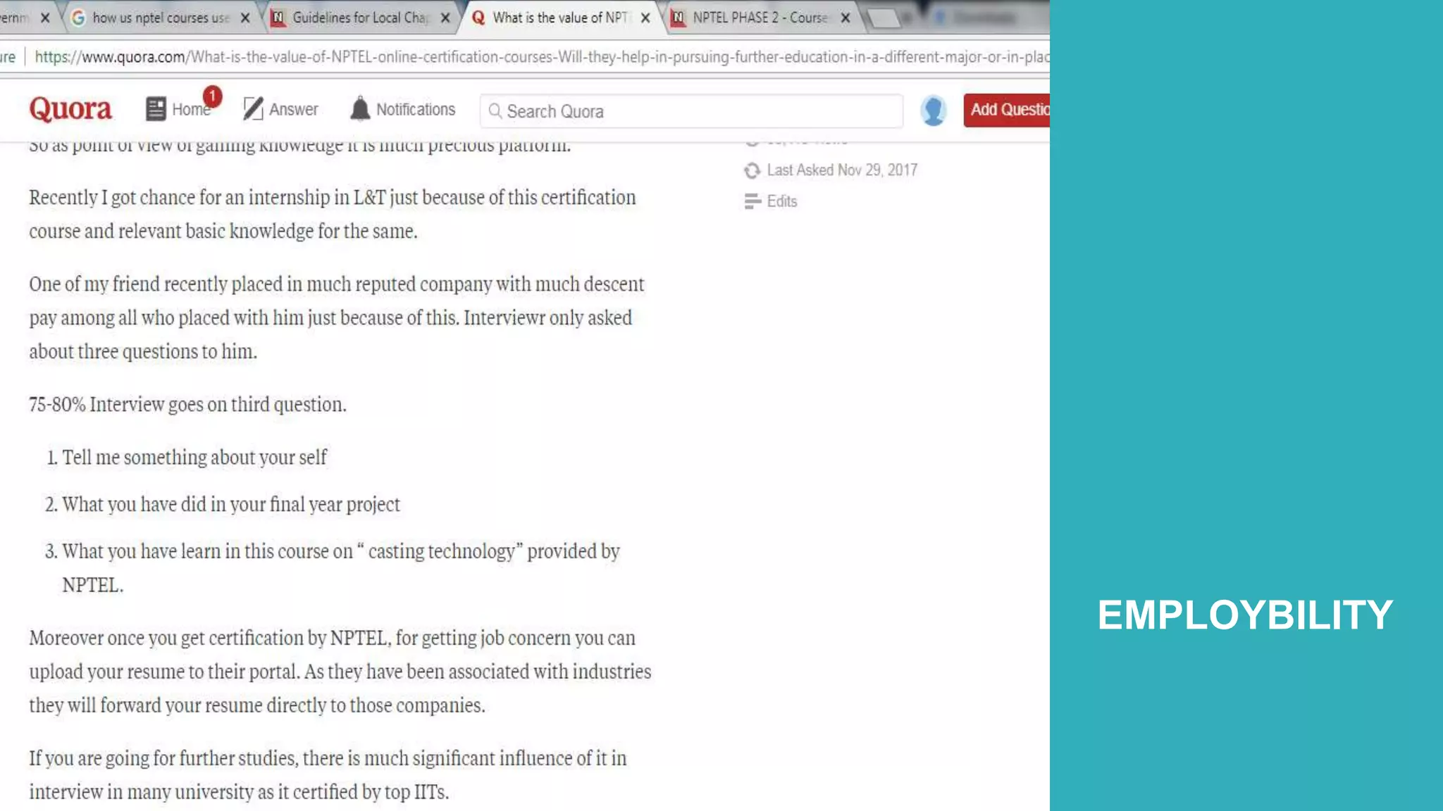 online learning NPTEL | PPTX