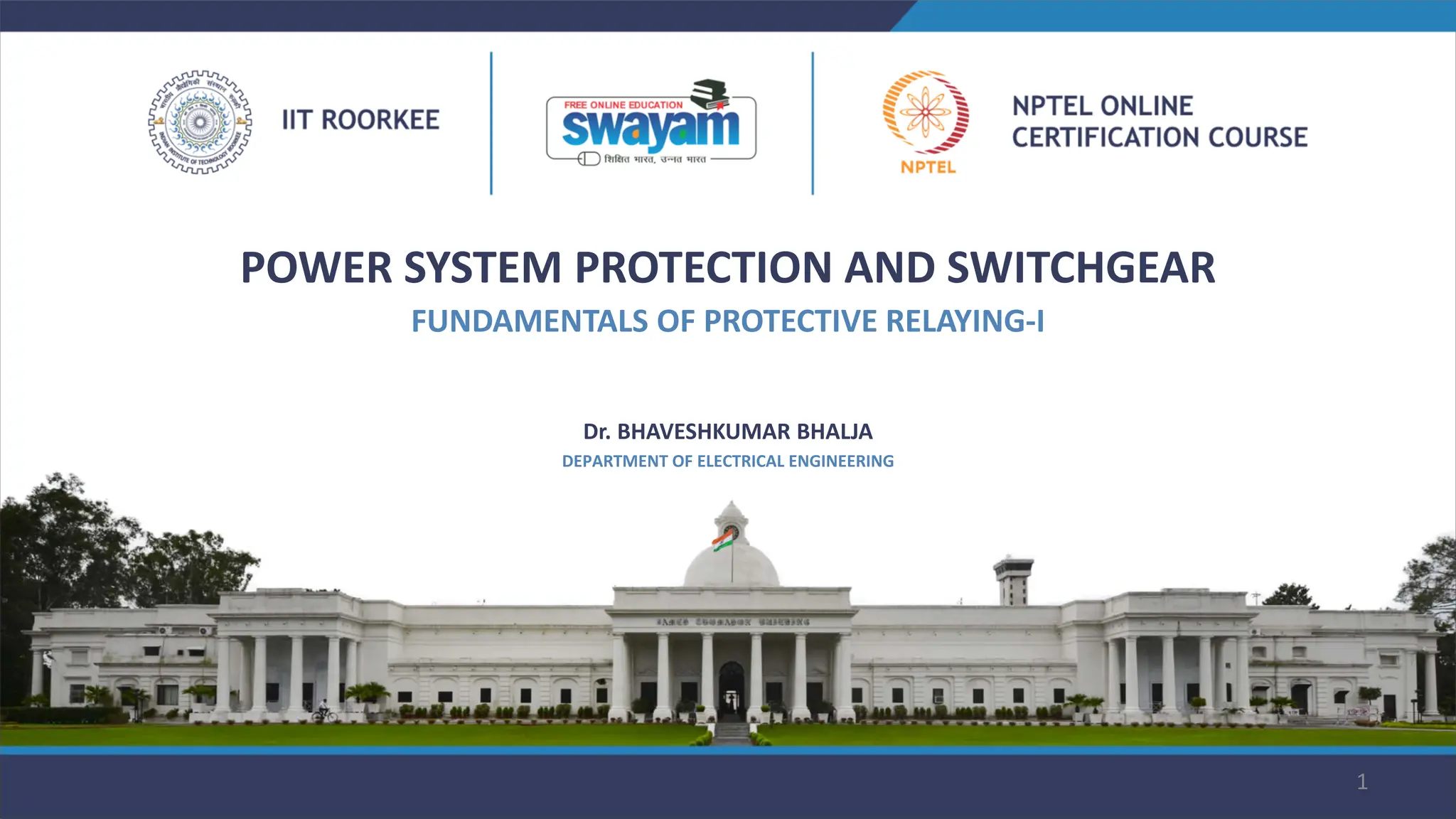 Power system protection in engineering systems | PPT