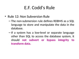RDBMS-Unit-1Manika.pptx information rdbms | PPTX